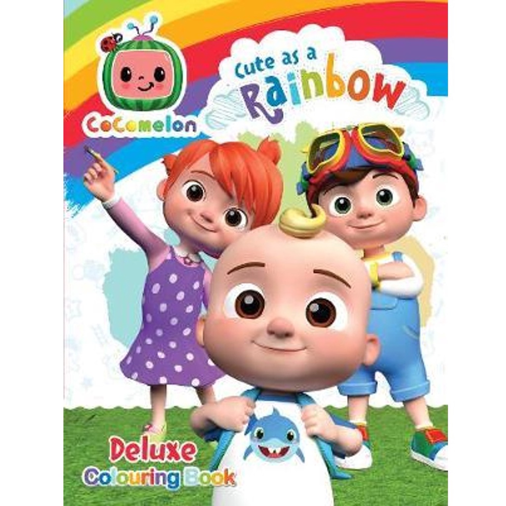 CoComelon Deluxe Colouring Book With 48 Pages of Fun For Preschool ...