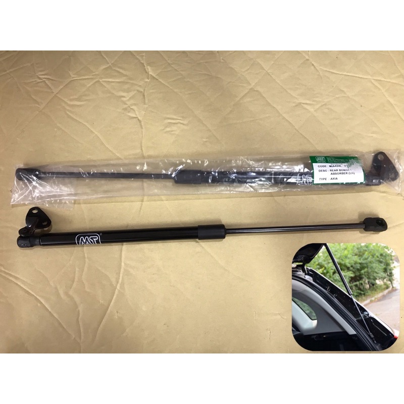 Perodua Axia Rear Bonnet Damper Gas Spring Absorber (Made In Malaysia ...