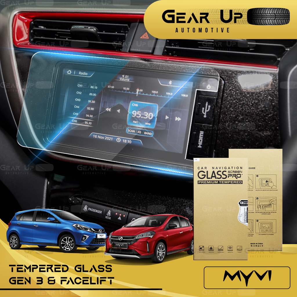 𝐒𝐂𝐑𝐄𝐄𝐍 𝐏𝐑𝐎𝐓𝐄𝐂𝐓𝐎𝐑 Perodua MYVI 2025 2024 Facelift GEN 3 G3 Accessories ...