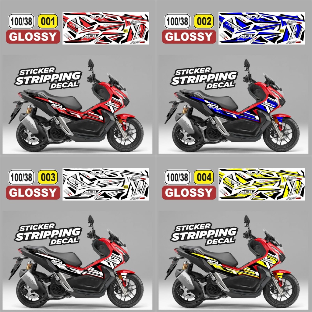 Honda ADV 150 Striping Sticker GLOSSY ARS06 Variation All Ready | Shopee Malaysia
