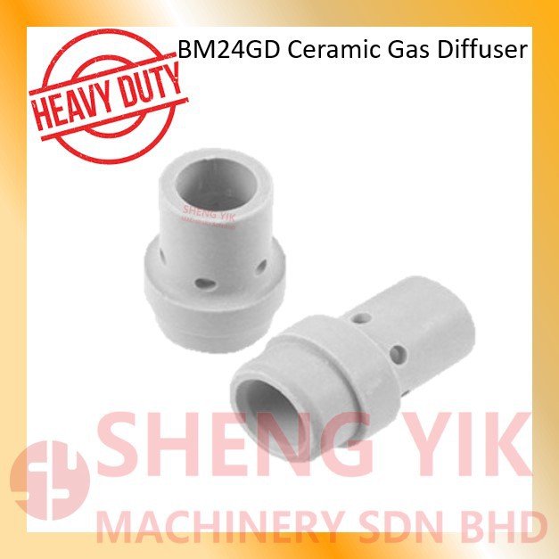HEAVY DUTY BM24GD Ceramic Gas Diffuser MIG Welding Torch 24 series ...