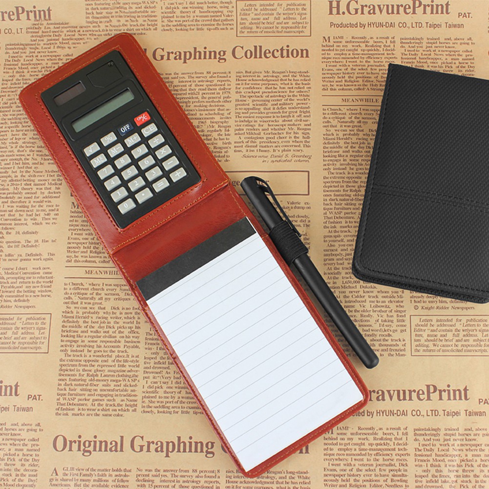 Notebook PU Leather Writing Pad Book Notepad Diary Memos With ...