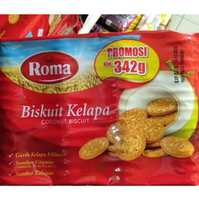 Biskut Roma Kelapa paket(342g) | Shopee Malaysia