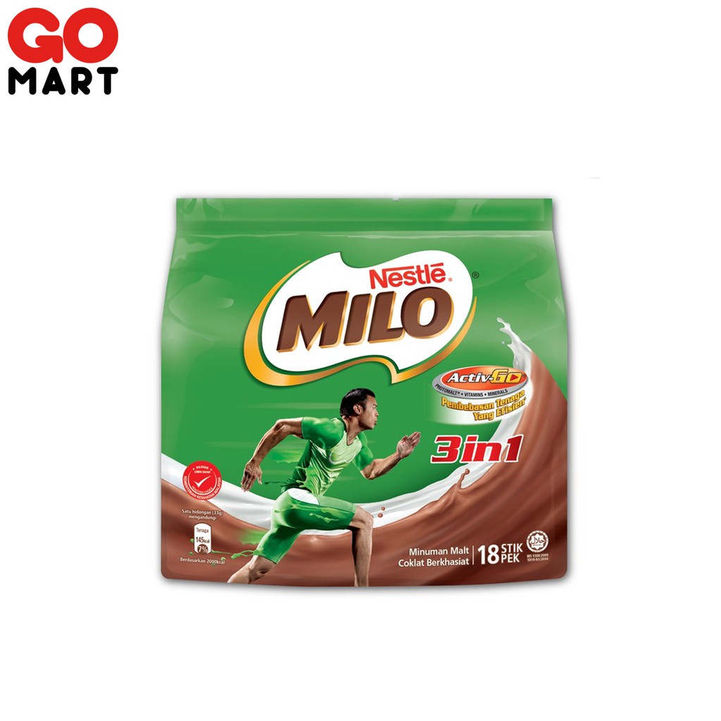 MILO ACTIV-GO 3IN1 ORIGINAL 18X33GM | Shopee Malaysia