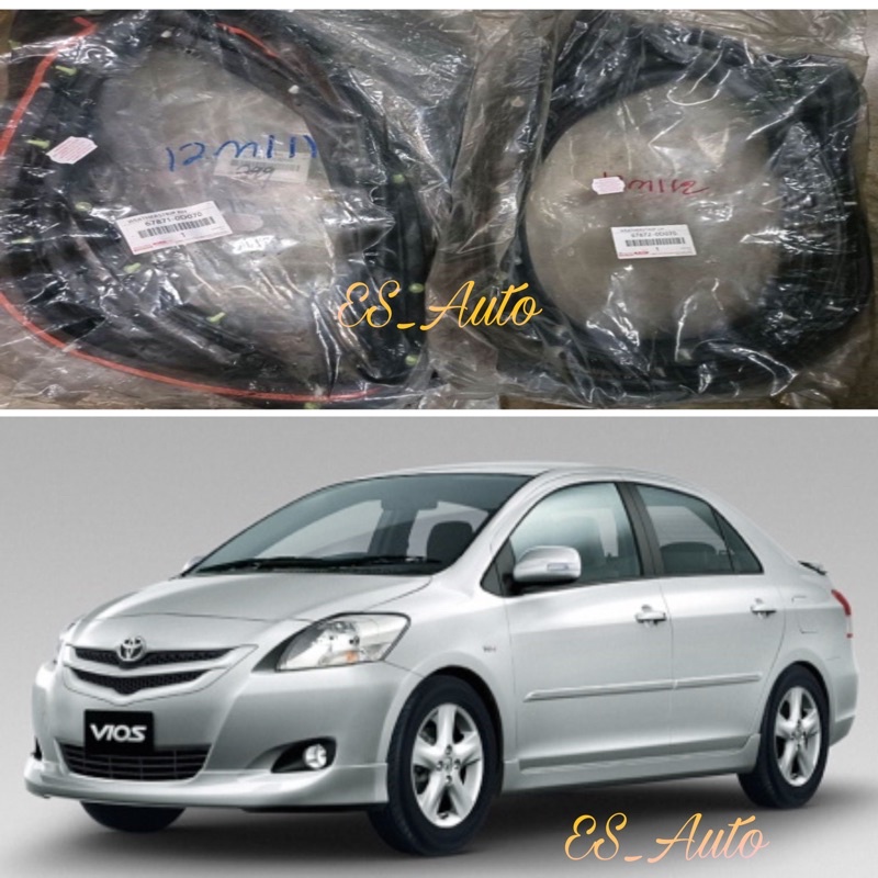 *ORIGINAL TOYOTA NCP93 VIOS 2007-2012 DOOR RUBBER, GETAH PINTU ...