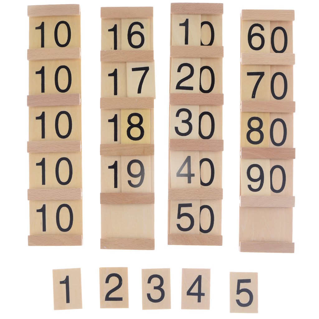 [ChiwanjifcMY] Insert Wood Board Counting Number Maths Preschool ...