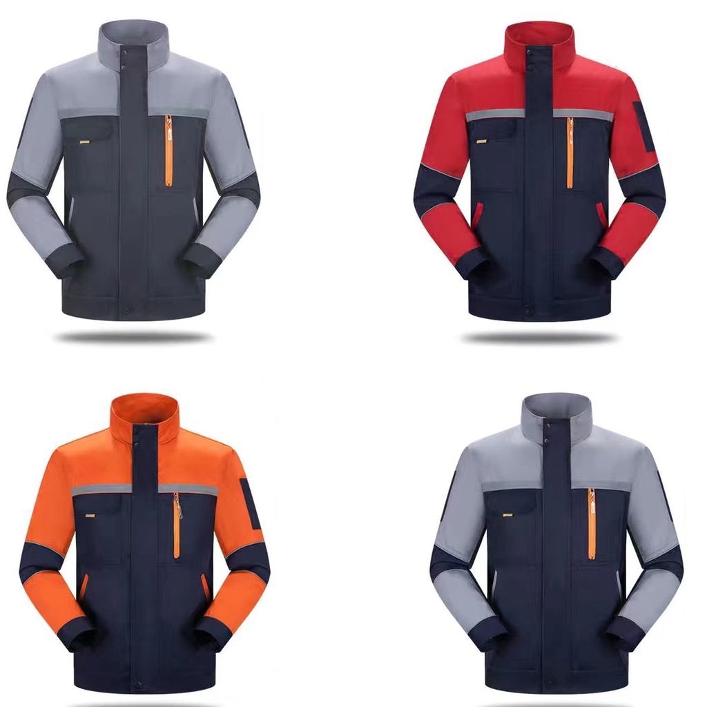 Unisex PPE Safe Safety Jacket Workwear Men Women Reflector Labor ...