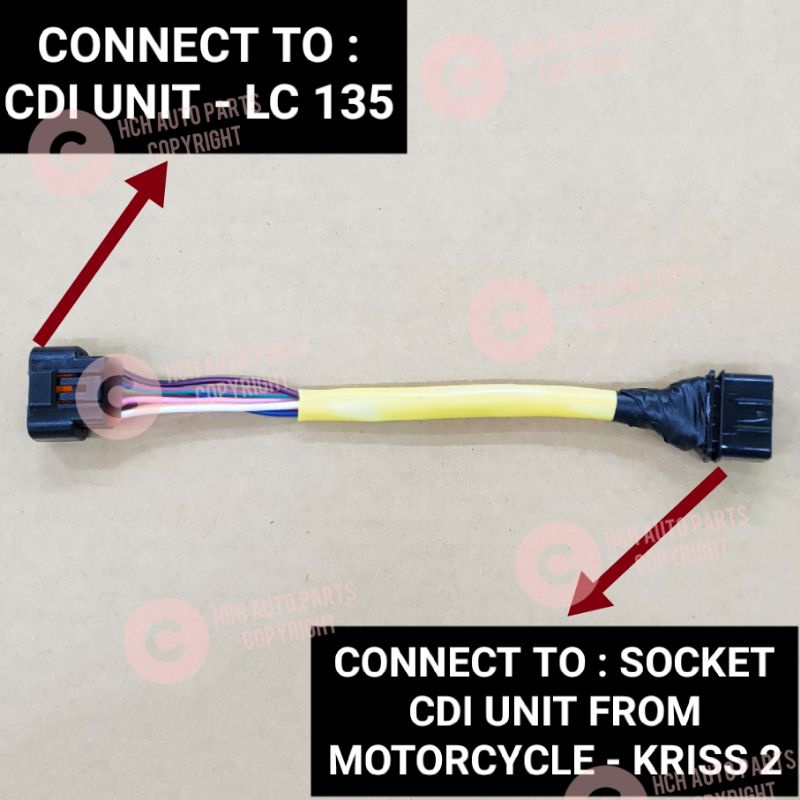 CDI CONVERTER SOCKET - LC 135 > PNP > KRISS 2 / KRISS 110 (8 PIN ...