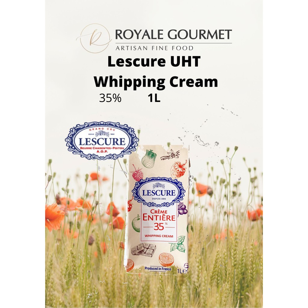 Lescure UHT Whipping Cream 35% 1L | Shopee Malaysia