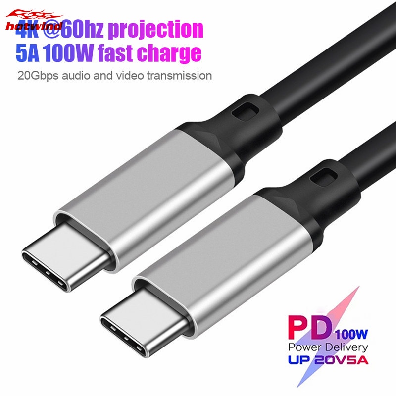 HW USB C to USB C 3.2 Gen 2 Cable Video Cable Type C PD 100W 5A Fast ...