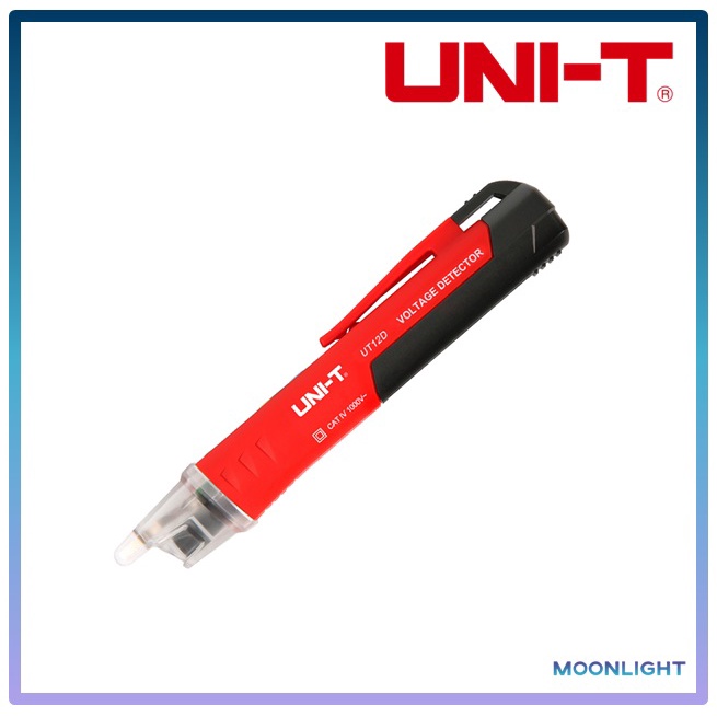 Uni-T Test Pen AC Voltage Detector UT12D w/ Flashlight, Battery ...
