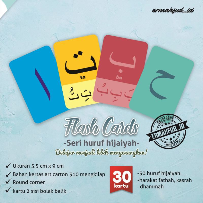 Hijaiyah letter flash cards learn Arabic letters | Shopee Malaysia
