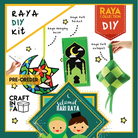 Raya Collection - Craft-in-A-BOX - 3 in 1 Raya Collection Pack | Shopee ...