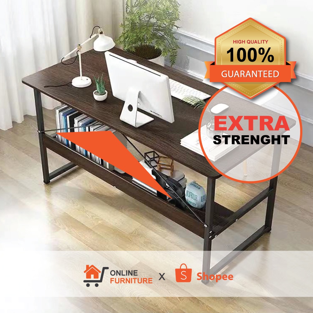 𝗦𝗔𝗕𝗔𝗛 / 𝗦𝗔𝗥𝗔𝗪𝗔𝗞 Small Sturdy Computer Desk Home Office Desk Workstation ...