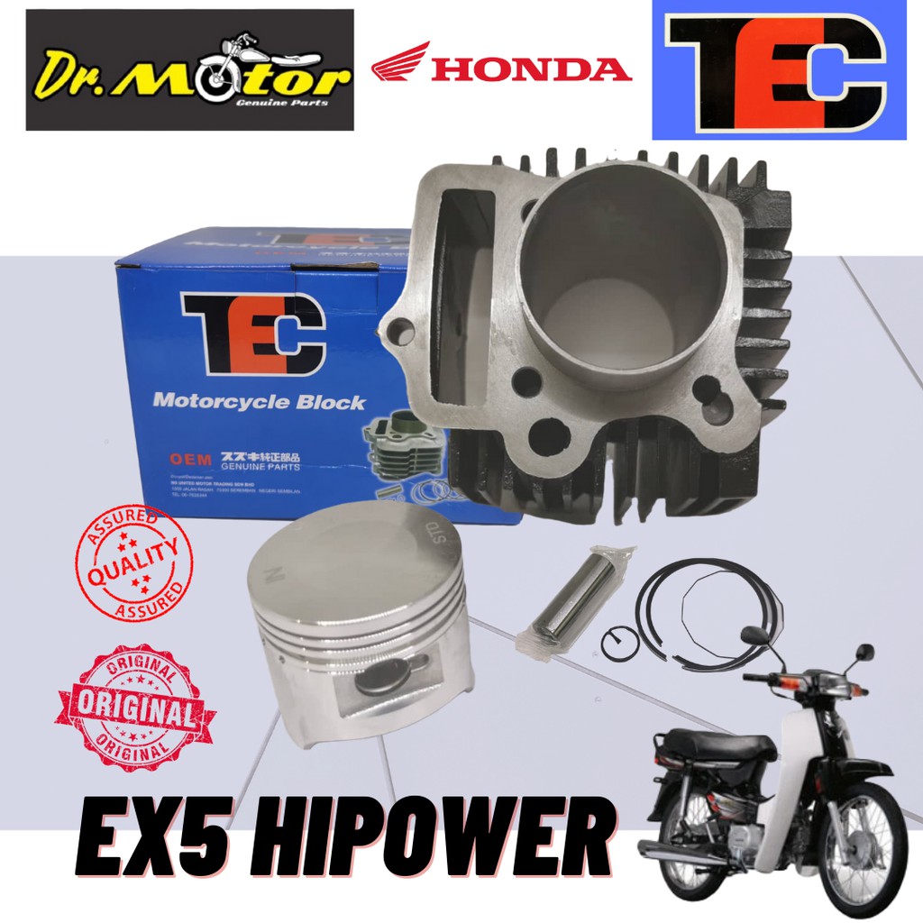 HONDA EX5 HIGH POWER HIPOWER CYLINDER Block Set COMPLETE BLOK PISTON ...