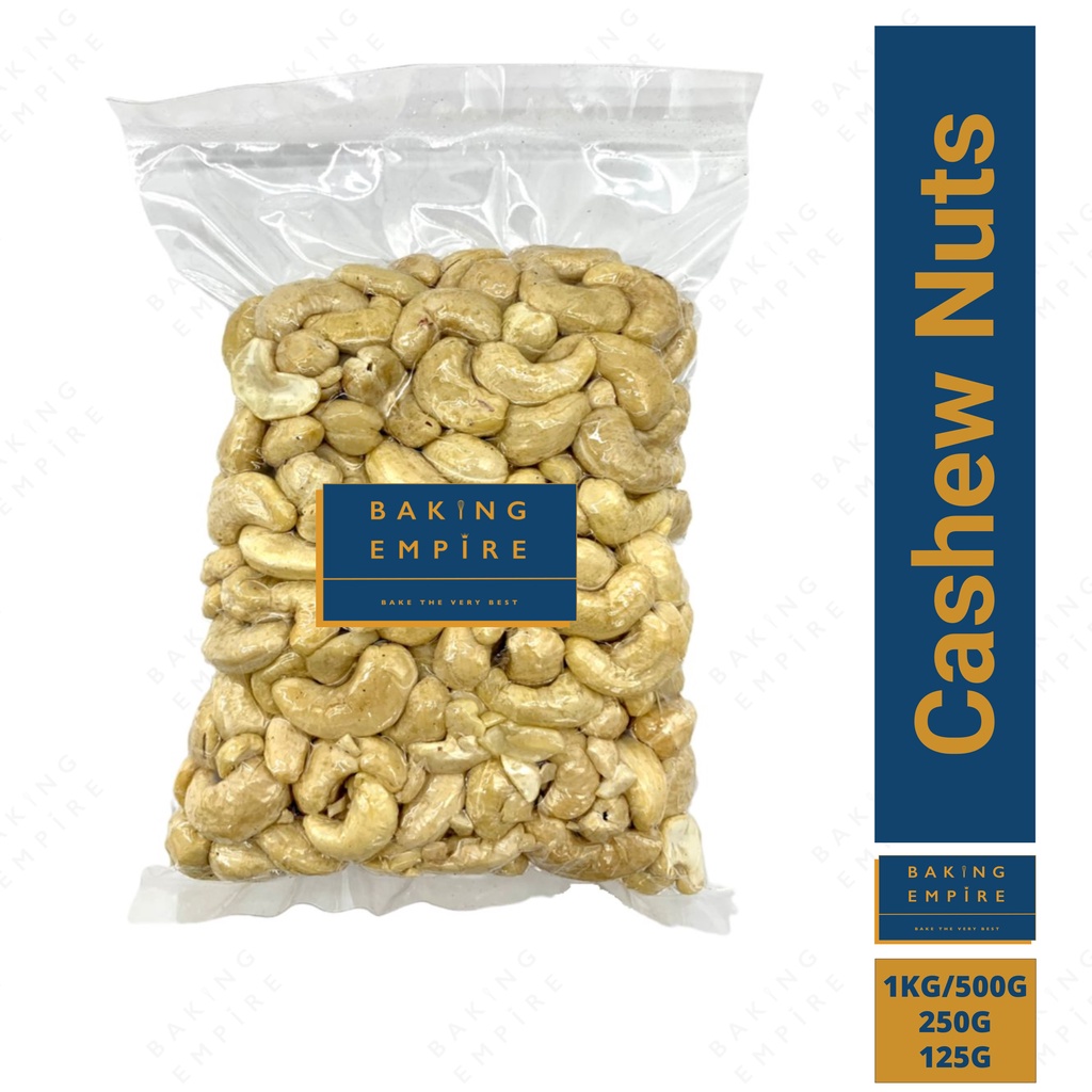 Raw Cashew Nuts/Kacang Gajus Mentah 1kg/250g/500g/250g/125g | Shopee Malaysia