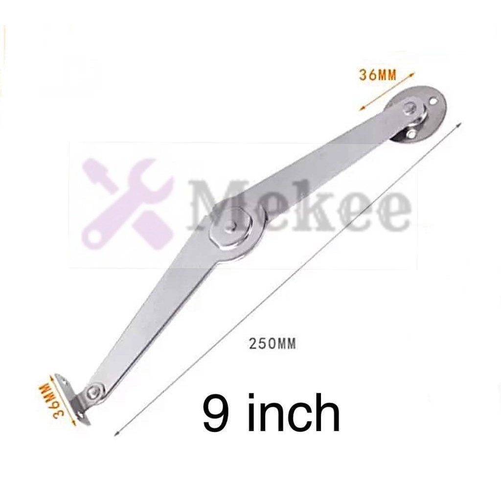 Flip open (1 left & 1 right) down door stay furniture cabinet hinge ...