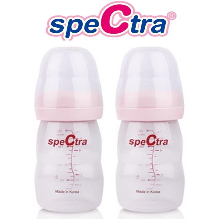 Spectra Wide Neck PP Breast Milk Storage Bottle (2pcs) | Shopee Malaysia