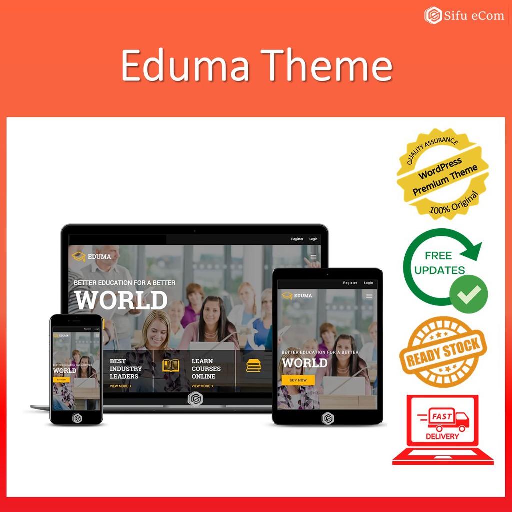 WordPress Eduma Theme [100% Original + Free Lifetime Updates] | Shopee ...