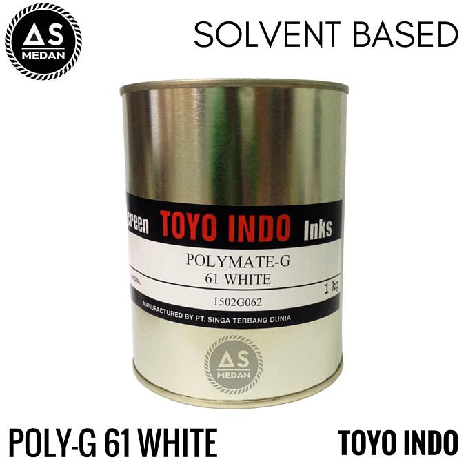 Toyo Indo Polymate-G 61 White Screen Printing Paint | Shopee Malaysia