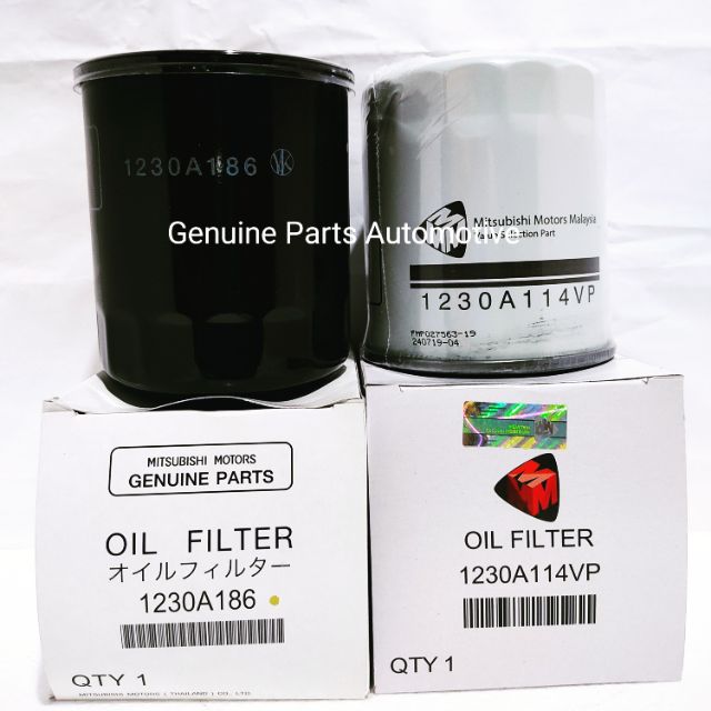 Mitsubishi Original Oil Filter Triton Pajero Sport 1230A114VP ...