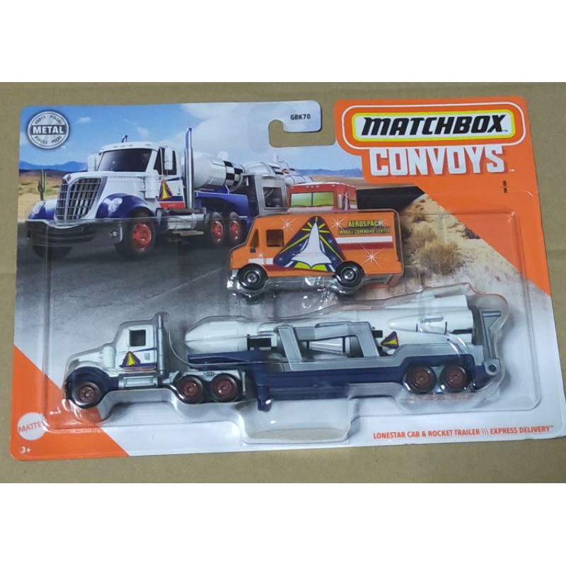 matchbox convoys lonestar cab & rocket trailer | Shopee Malaysia