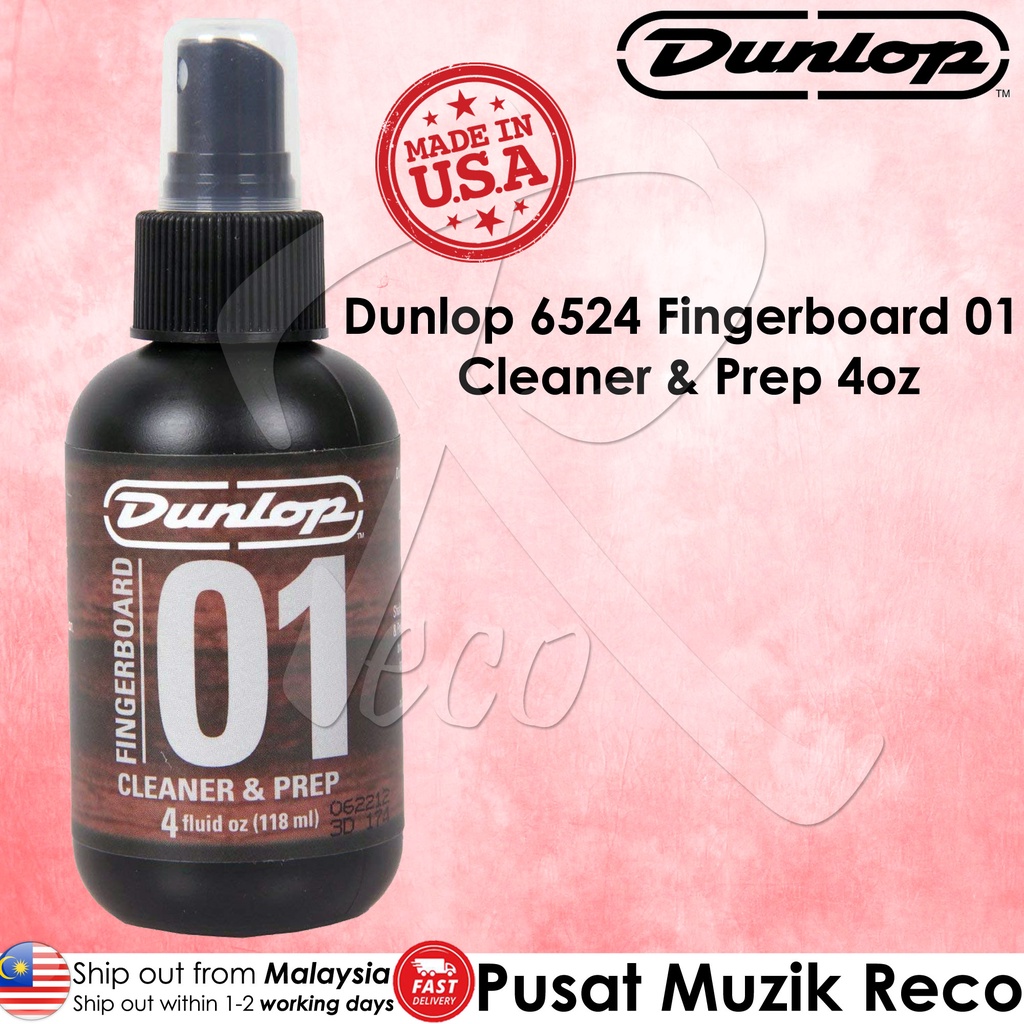 Dunlop 6524 Guitar Fingerboard 01 Cleaner & Prep Guitar Maintenance ...