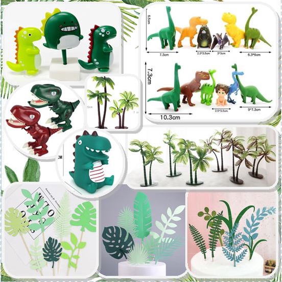 Jungle Forest Leaf Topper Forest Tree Dino Tarzan birthday Cake ...
