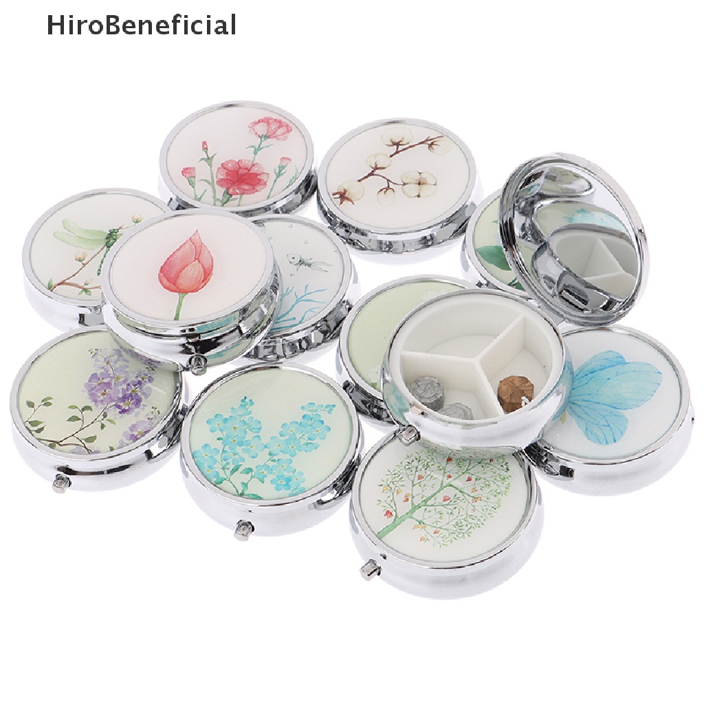 [HiroBeneficial] Medicine Organizer Portable Pill Box Makeup Storage ...