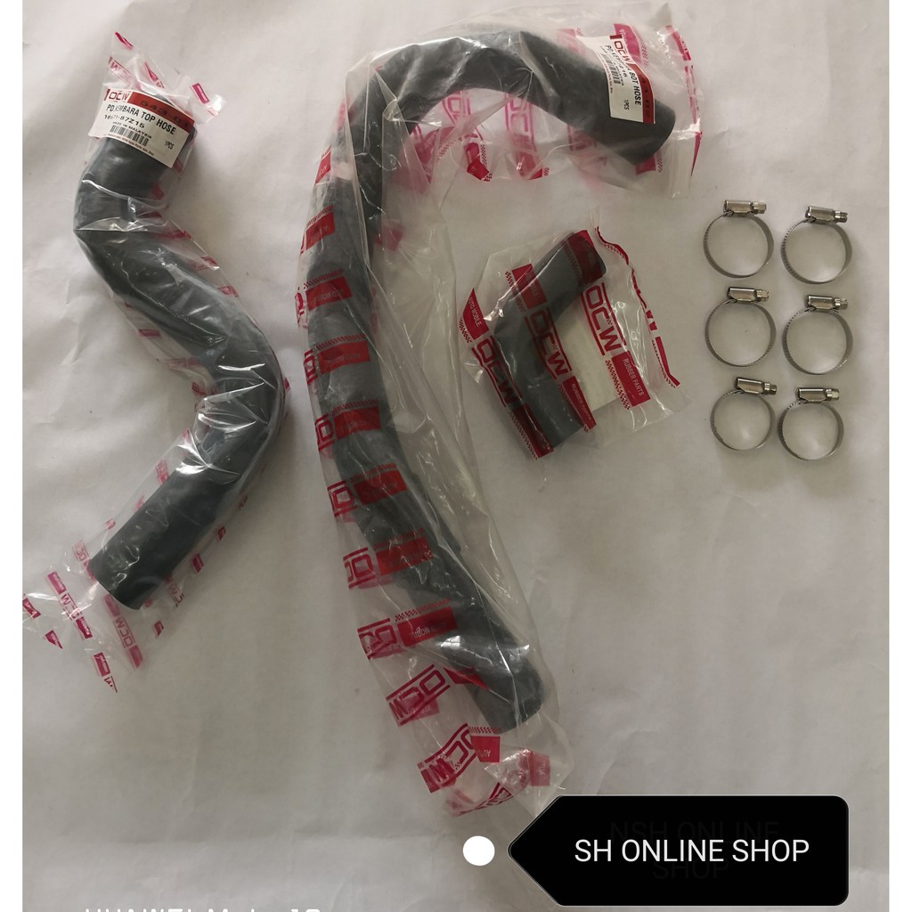 Radiator Hose Set with Hose Clip for Perodua Kembara Old 1 Set | Shopee ...
