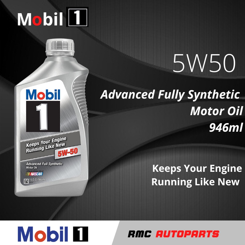 Mobil 1 Advanced Fully Synthetic 5w50 946ml [Made in 🇺🇸] | Shopee Malaysia