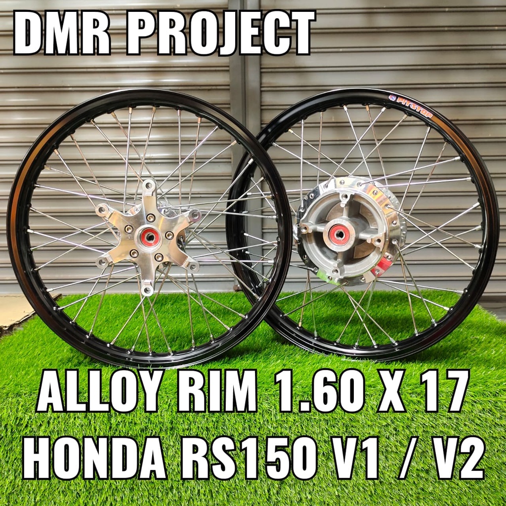 ALLOY RIM RS150 / RSX150 (1.60 X 17) COMPLATE SET FALCON/SHARK RIM ...