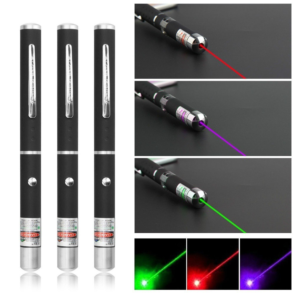 Powerful Laser Pointer Pen Visible Beam Light 5mW Lazer High Power 532n ...