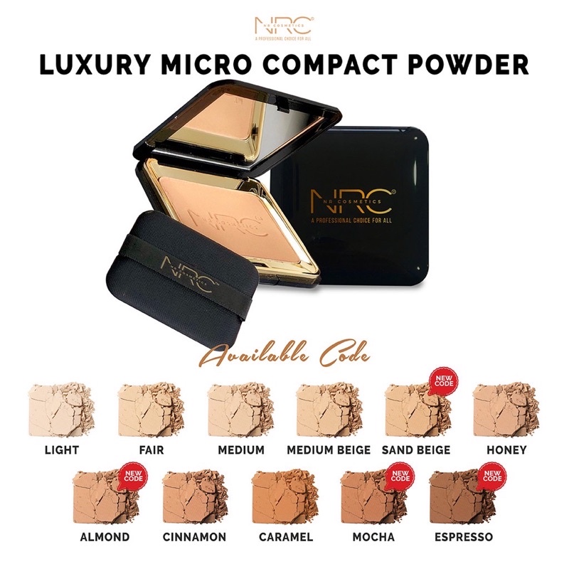 NRC LUXURY MICRO COMPACT POWDER 🔥ORIGINAL HOT PRODUK🔥 | Shopee Malaysia