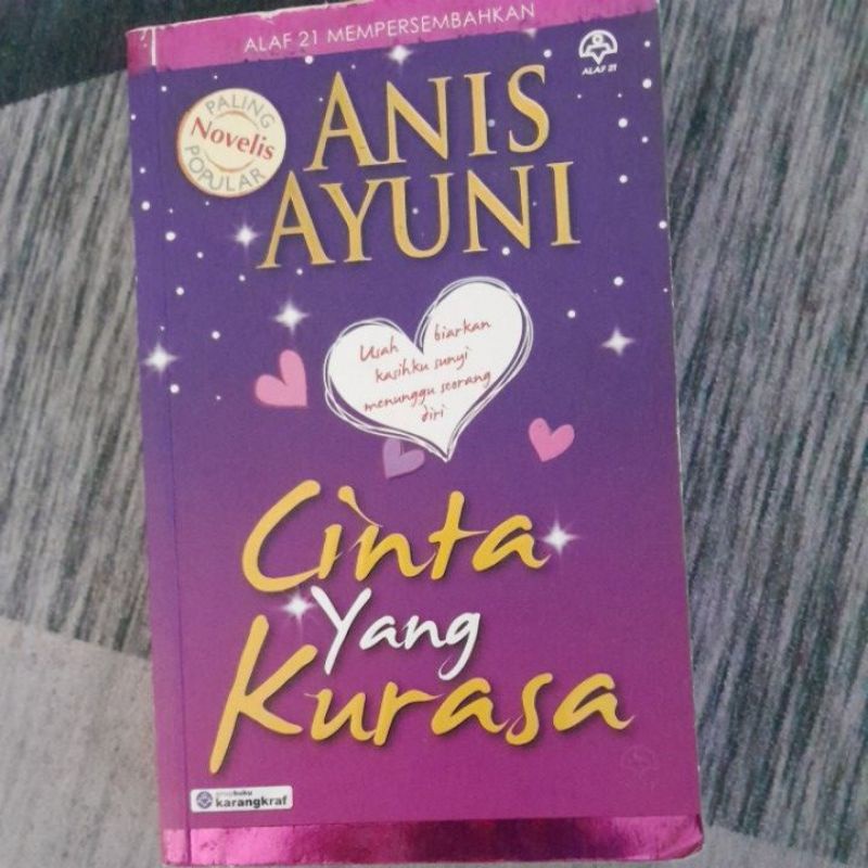 [NOVEL]- Cinta Yang Kurasa by Anis Ayuni | Shopee Malaysia