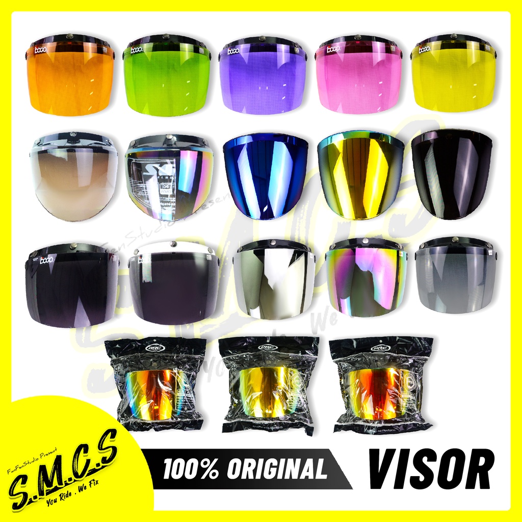 Visor 3 Button Cap (100% ORIGINAL)- SGV / Magnum / MHR / MS88 / Apollo ...