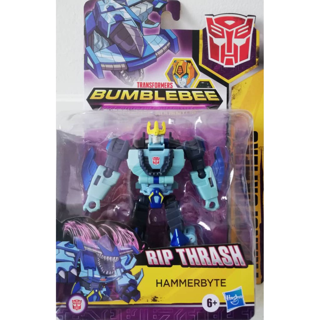 Hasbro Transformers Bumblebee Cyberverse Adventures Warrior Hammerbyte ...