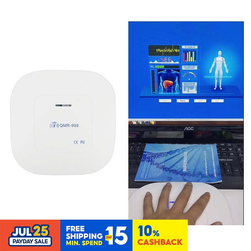 Original QMR-998 Quantum Resonance Magnetic Analyzer Set Hand Touch ...