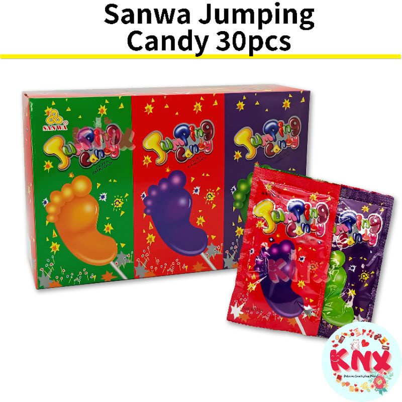 Sanwa Jumping Lollipop Candy 30pcs | Shopee Malaysia