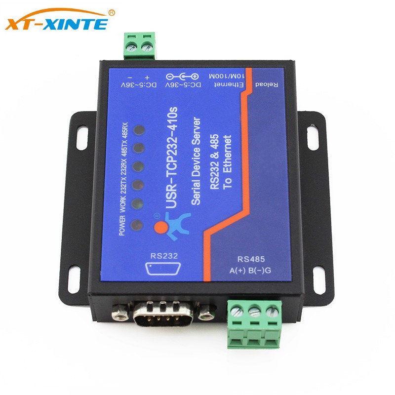 USR-TCP232-410S Serial to Ethernet Converter Support Modbus RTU&TCP Power Supply | Shopee Malaysia