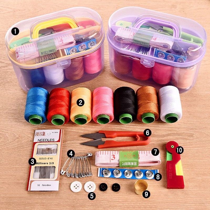 Class 1 needle and thread set (Set of 7 thread rolls) | Shopee Malaysia