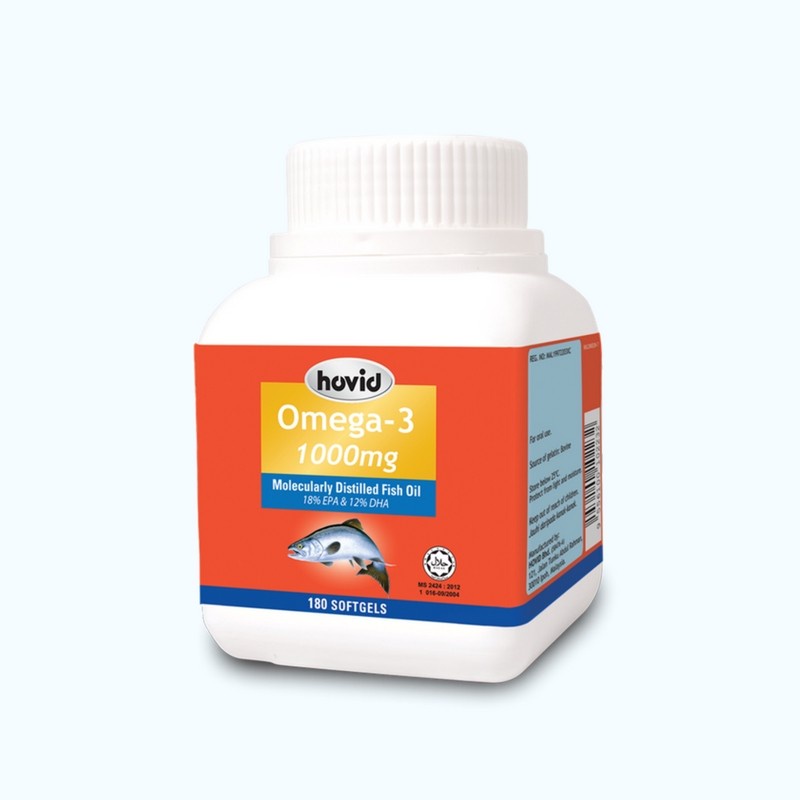 HOVID OMEGA-3 1000MG FISH OIL 180S (EXP 10/2022) | Shopee Malaysia