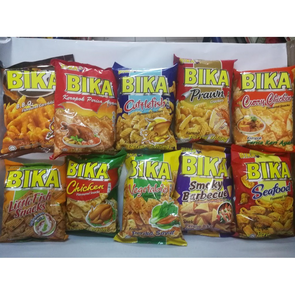 BIKA ASSORTED CRACKER 60-70G(POP) | Shopee Malaysia