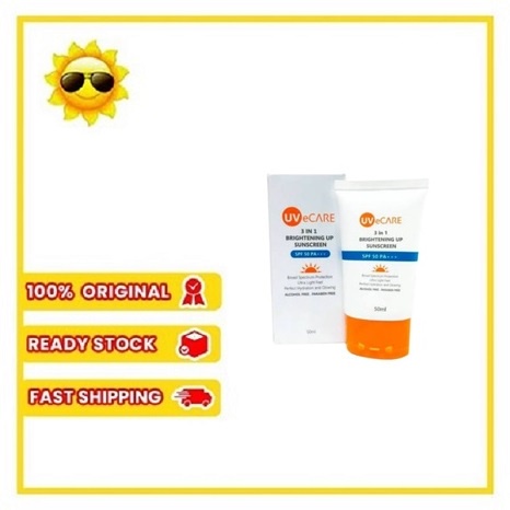 UV ECARE 3IN1BRIGHTENING SUNSCREEN SPF50 PA+++ (50ML) | Shopee Malaysia