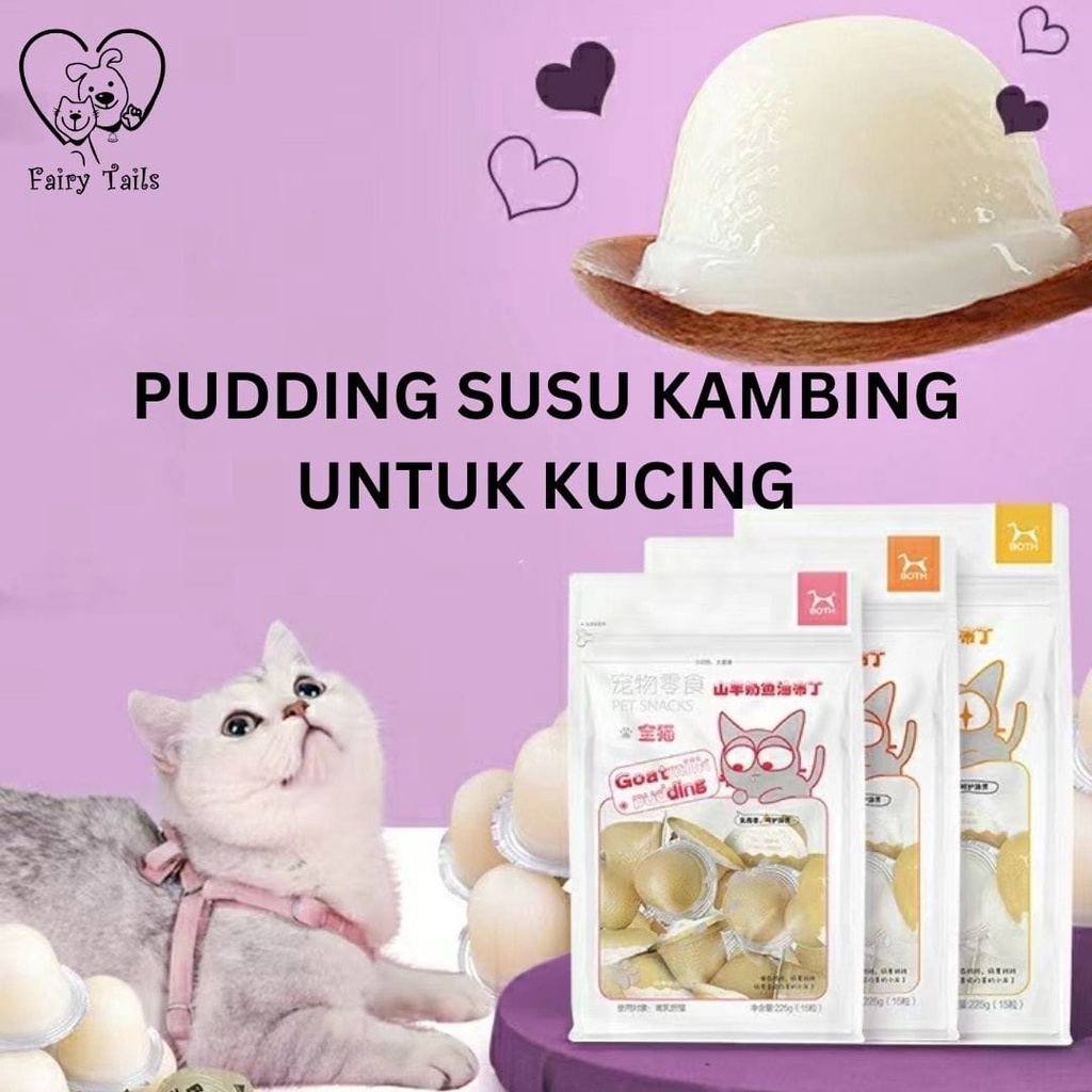 [Premium] Both Goat Milk Pudding Cat Snack / BOTH Goat Milk Pudding ...