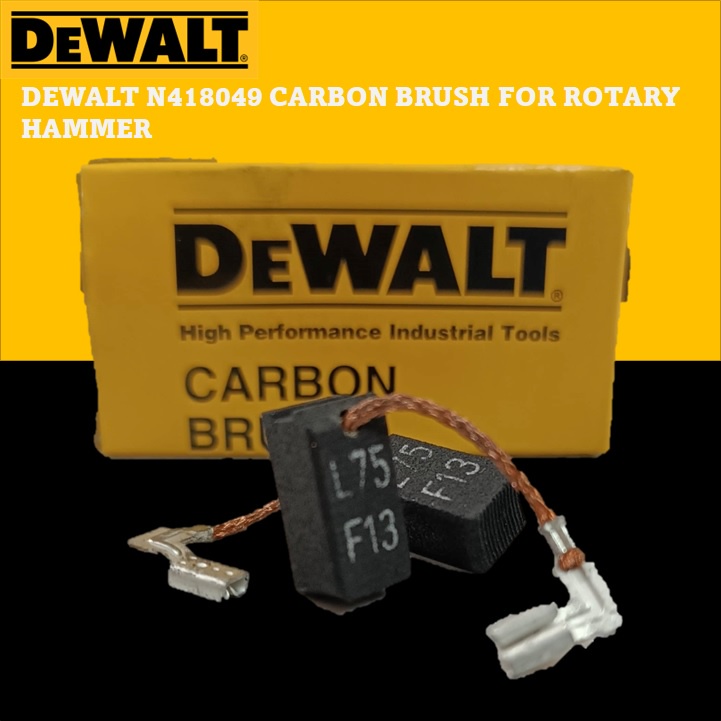 DEWALT N418049 CARBON BRUSH FOR ROTARY HAMMER | Shopee Malaysia