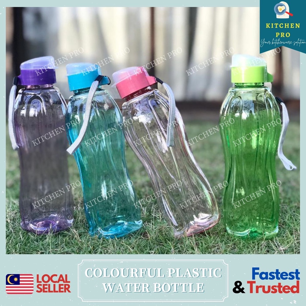 𝐊𝐈𝐓𝐂𝐇𝐄𝐍 𝐏𝐑𝐎 | Colourful Water Bottle 500ml for School / Botol Air ...