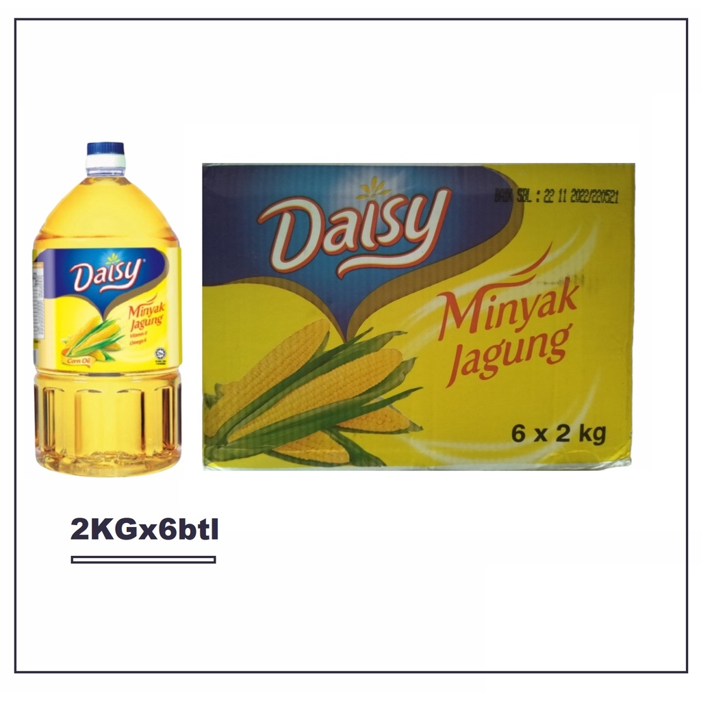 Daisy Corn Oil (2kgx6btl)1ctn | Shopee Malaysia