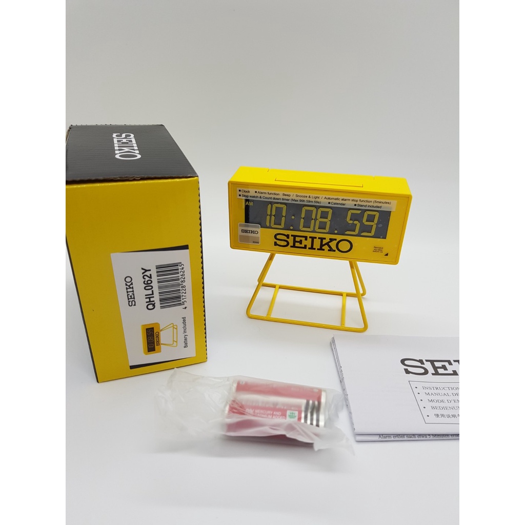 SEIKO MARATHON TIMER / ALARM CLOCK | Shopee Malaysia