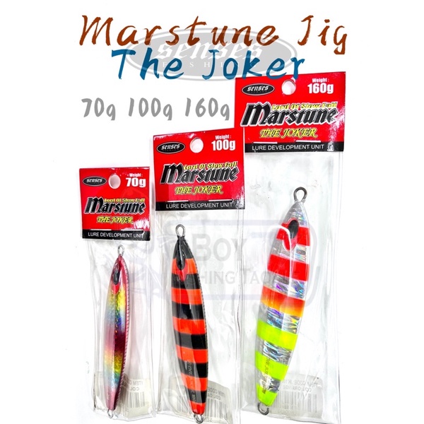 Senses Fishing Marstune The Joker Jig 70g, 100g, 160g Metal Jig Senses Slow Jig | Shopee Malaysia